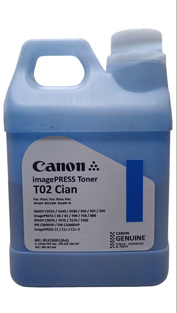 TONER ORIGINAL T02 (Recarga) 400grms