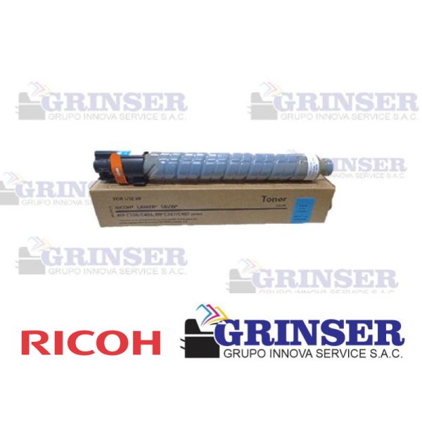 TONER EN CARTUCHO COLOR CIAN RICOH MP C306/307-406/407