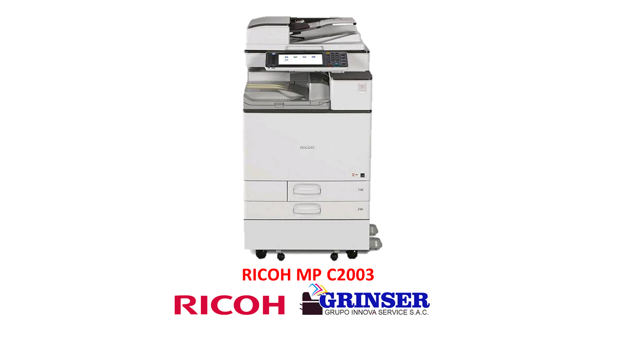 COPIADORA MULTIFUNCIONAL RICOH MP C2003